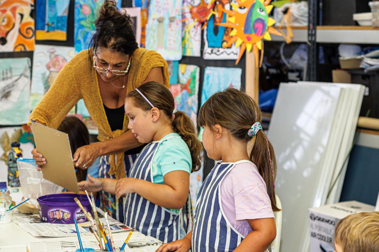 Children enjoy creative fun at Happy Crafting summer workshops