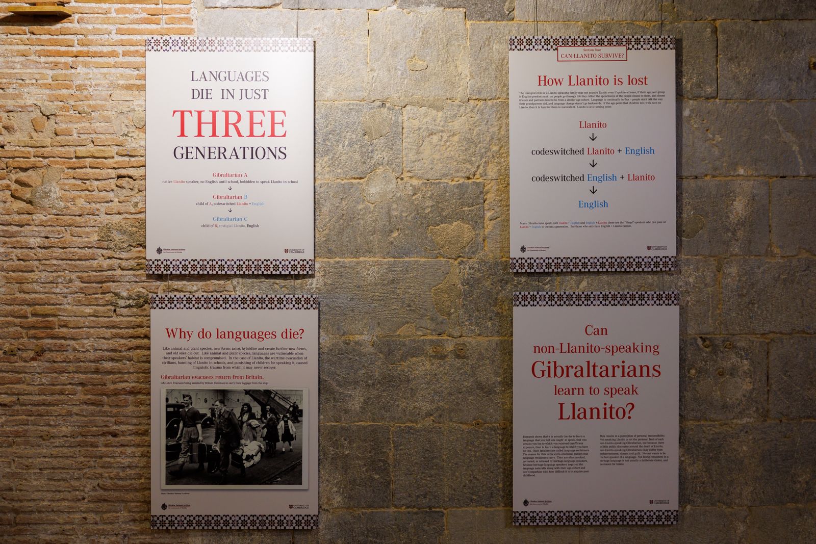 Exhibition traces origins of llanito