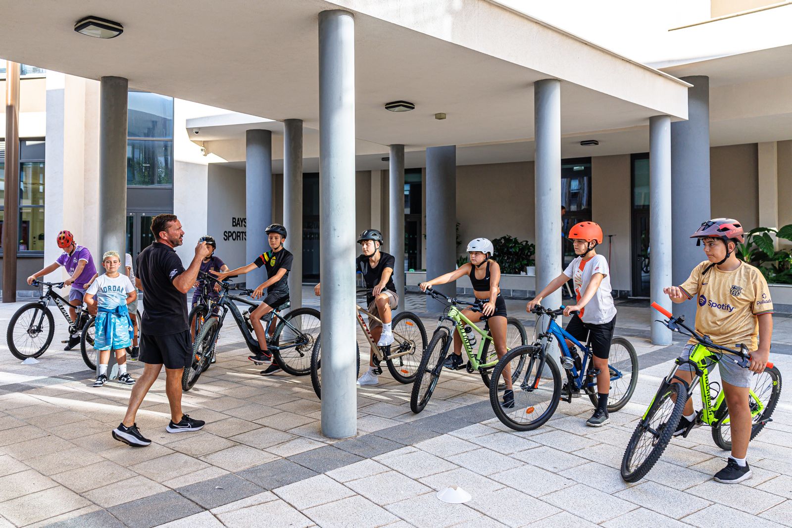 Youngsters learn to cycle in Pedal Ready course
