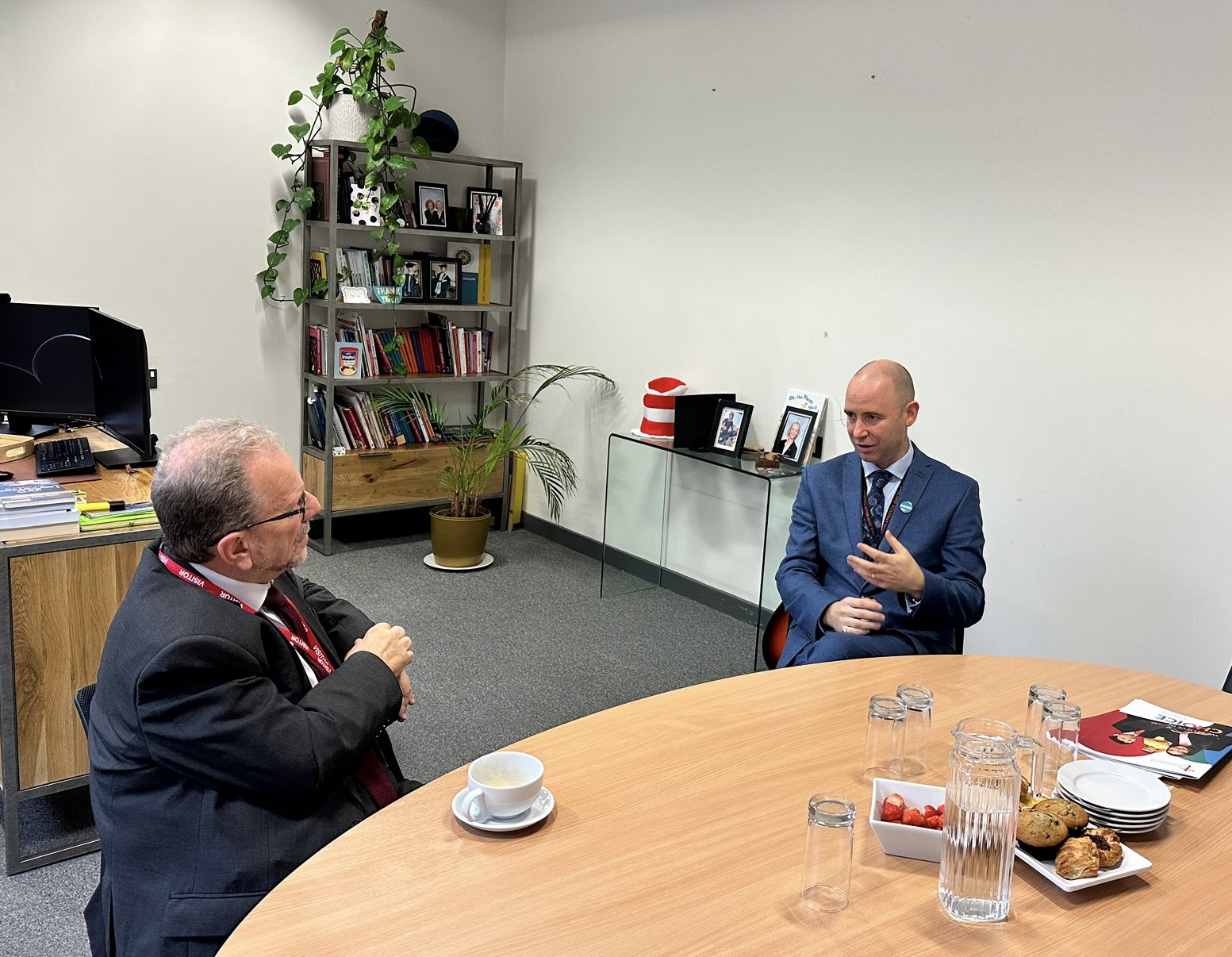 Cortes attends key talks on education and environmental initiatives in ...