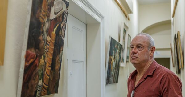 As Sacarello’s café set to close, Patrick sells his art collection