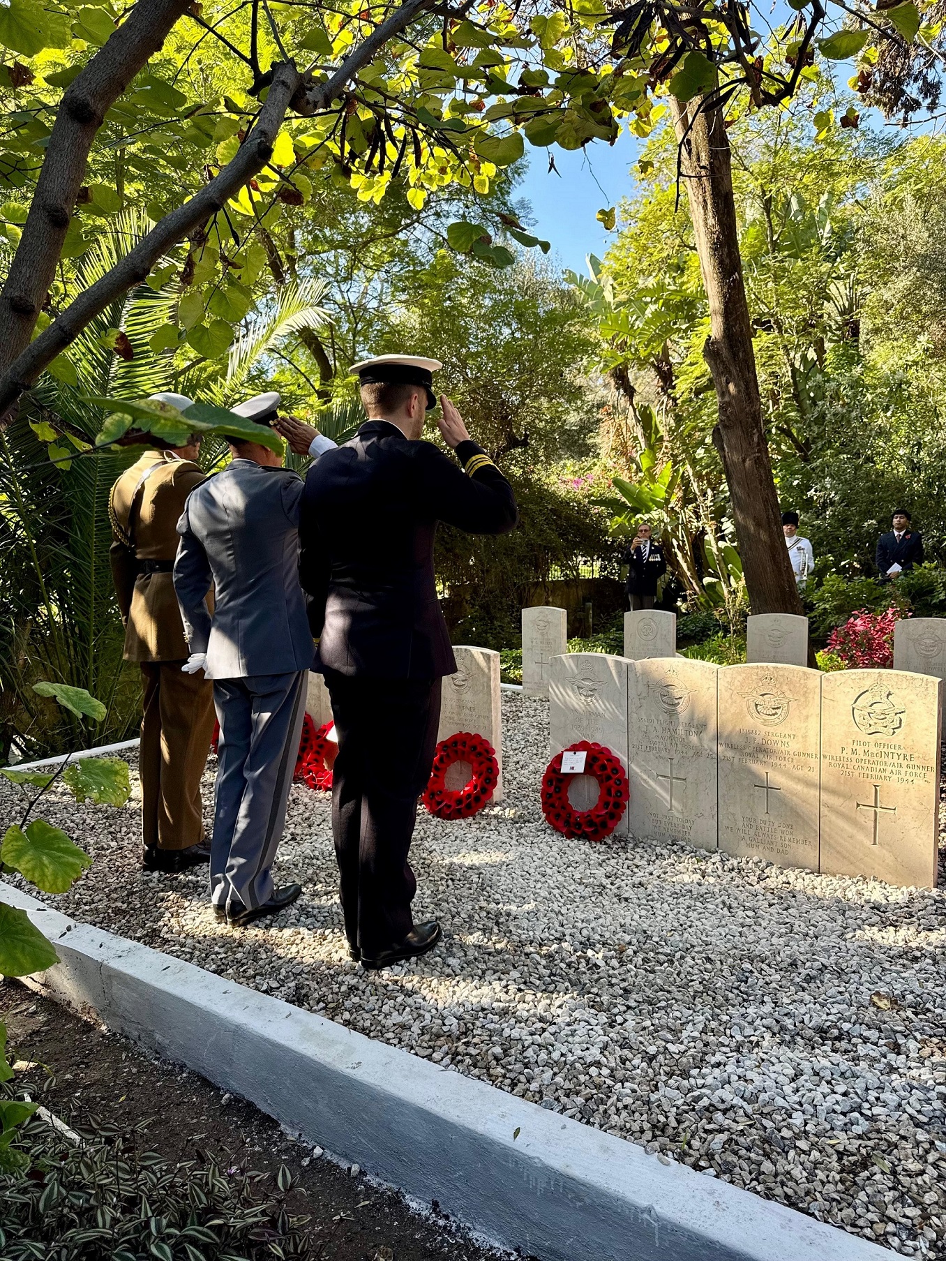 RNGS honours Commonwealth War Graves in Tangier remembrance ceremonies