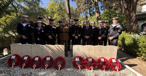 RNGS honours Commonwealth War Graves in Tangier remembrance ceremonies