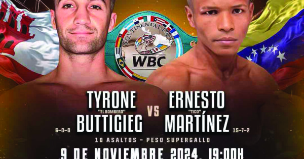 Historic victory for Tyronne Buttigieg as he wins WBC title belt