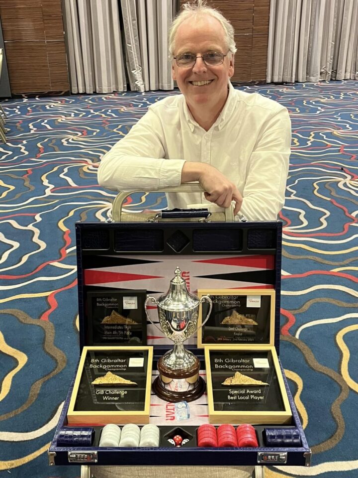 Five days of competition for Gibraltar Backgammon Championship