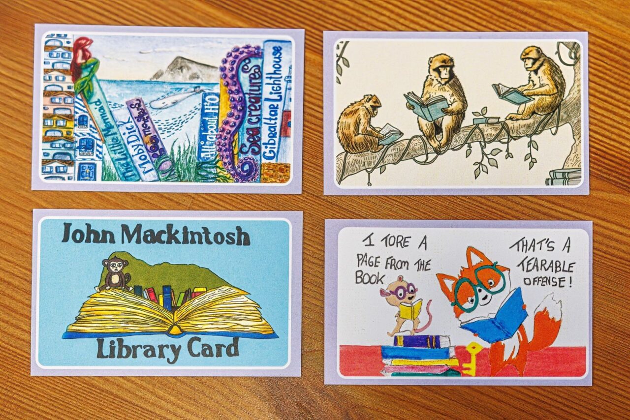 Winners of Library Card Design Competition