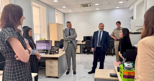 The Governor visits RSM Gibraltar