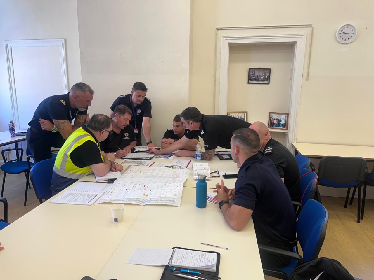 Emergency response exercise held at Bleak House