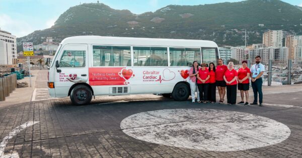 New charity bus promotes heart health awareness across Gibraltar