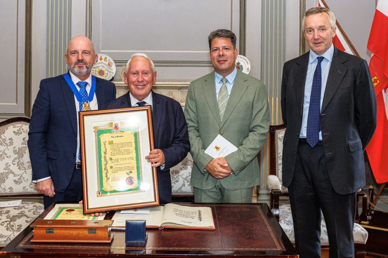 Freedom of the City bestowed on Sir Bob Neill