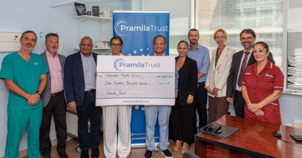 GHA receives £100,000 donation from Pramila Trust for new testing equipment