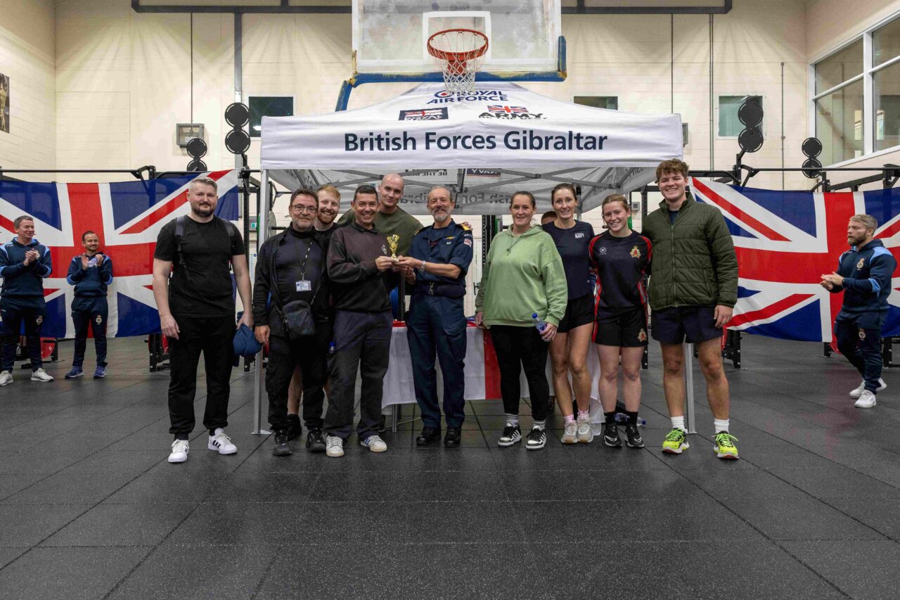 British Forces Gibraltar holds whole workforce team-building day