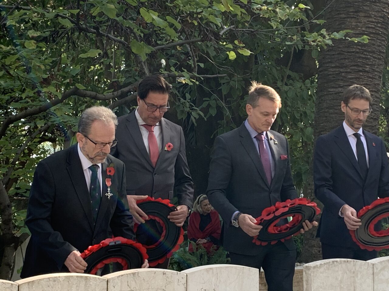 Cortes represents Gibraltar at Remembrance service in Tangier