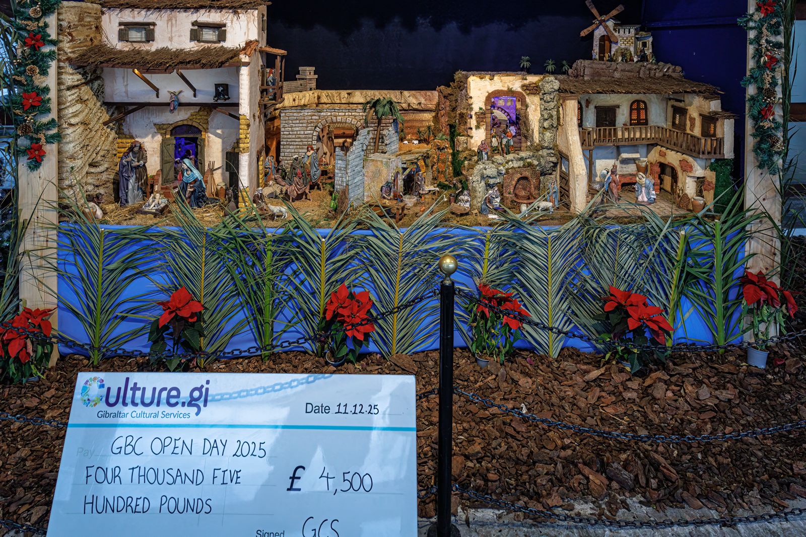 Christmas crib goes on display at John Mackintosh Hall