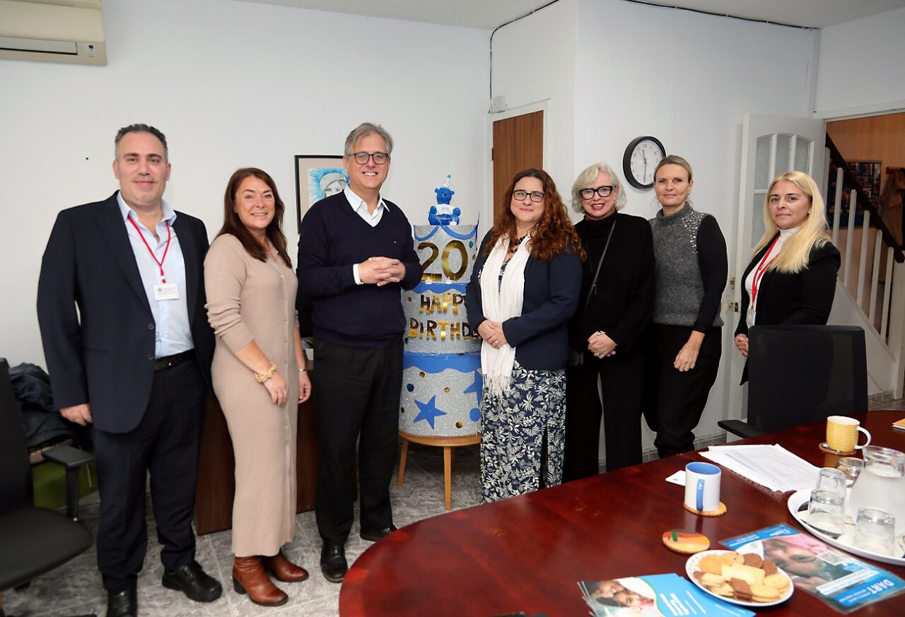 Feetham visits Childline Gibraltar ahead of 20th anniversary