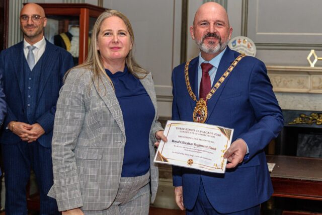 Certificates presented to Cavalcade participants