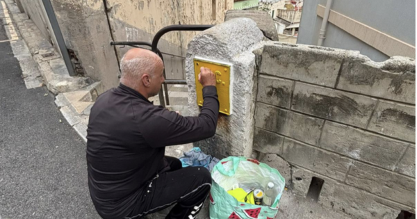Volunteer restores Gibraltar’s historic water plaques