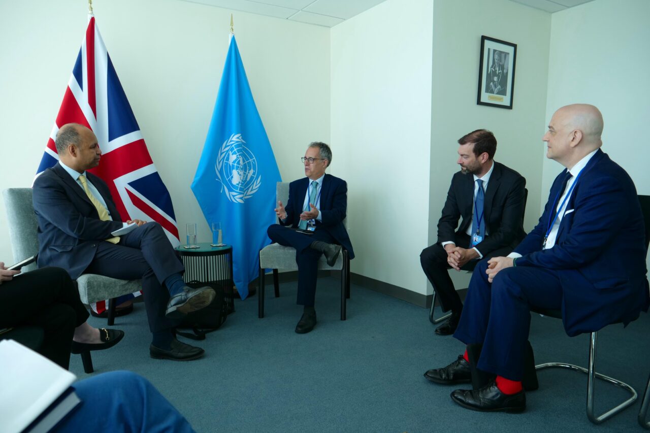 Garcia discusses Gibraltar with C24 chair