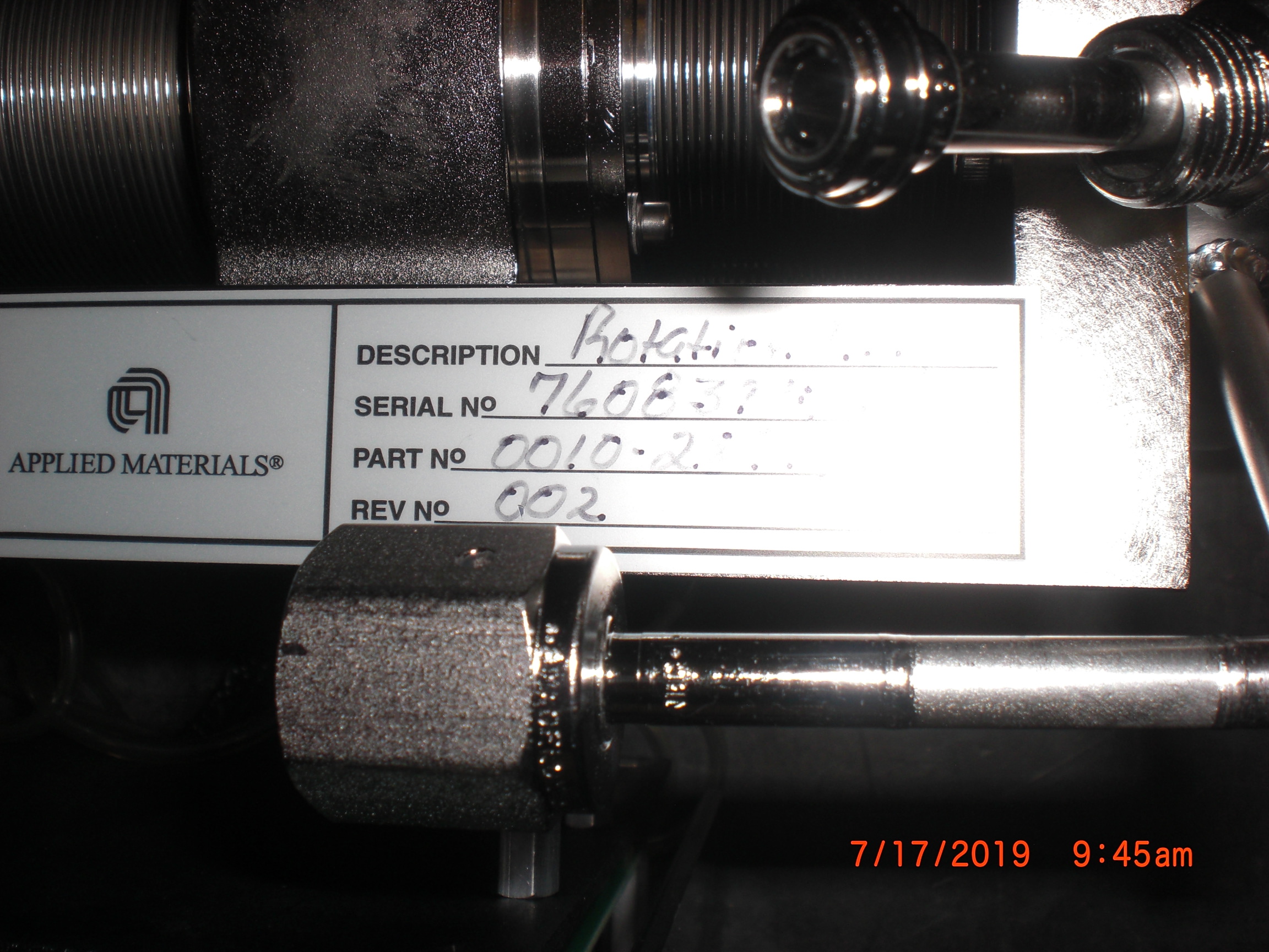 APPLIED MATERIALS (AMAT) 0010-28997 Centura TCG 300mm Rotation Chamber ...