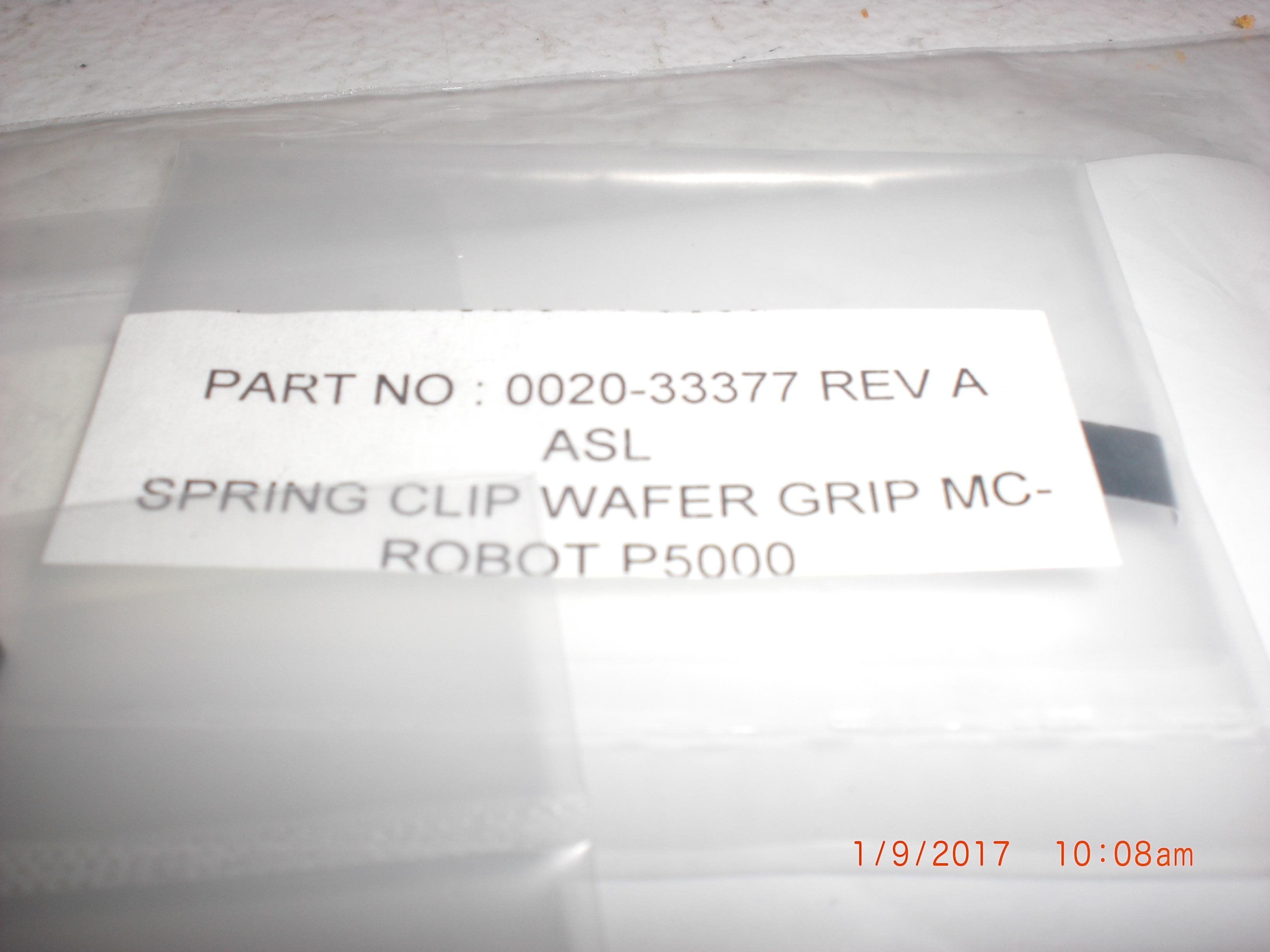 OEM Part Applied Materials (AMAT) 0020-33377 SPRING CLIP WAFER GRIP ...