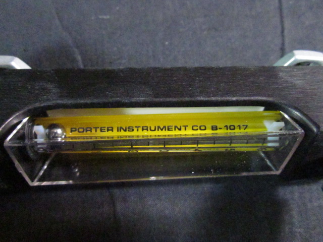 Flowmeter PORTER INSTRUMENT 083937-000 rotometer 0-60 LPM /20PSI N2 ...