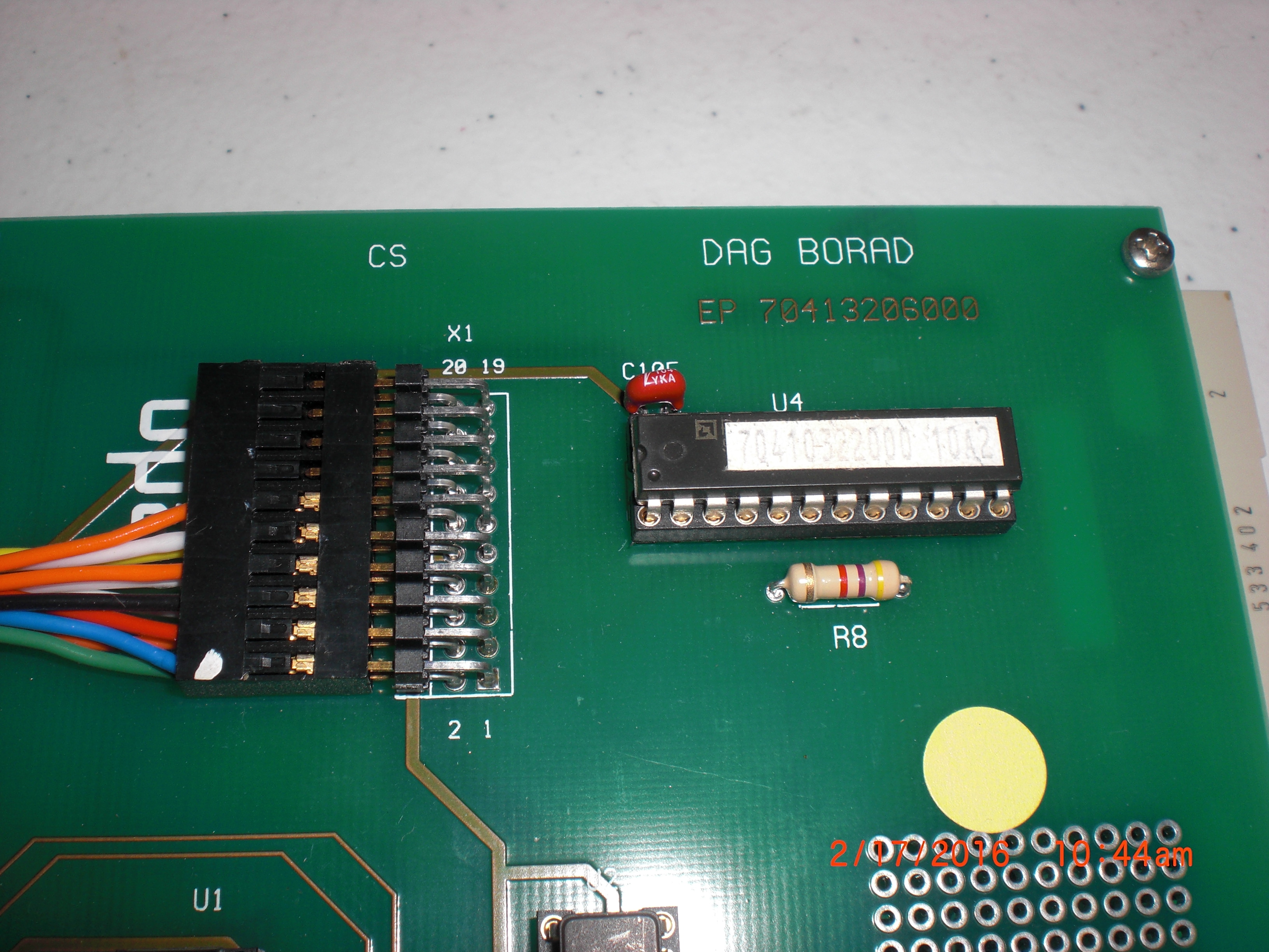 PCB Scanner D/A Board with DAG board Opal / AMAT 7041321000 | eBay