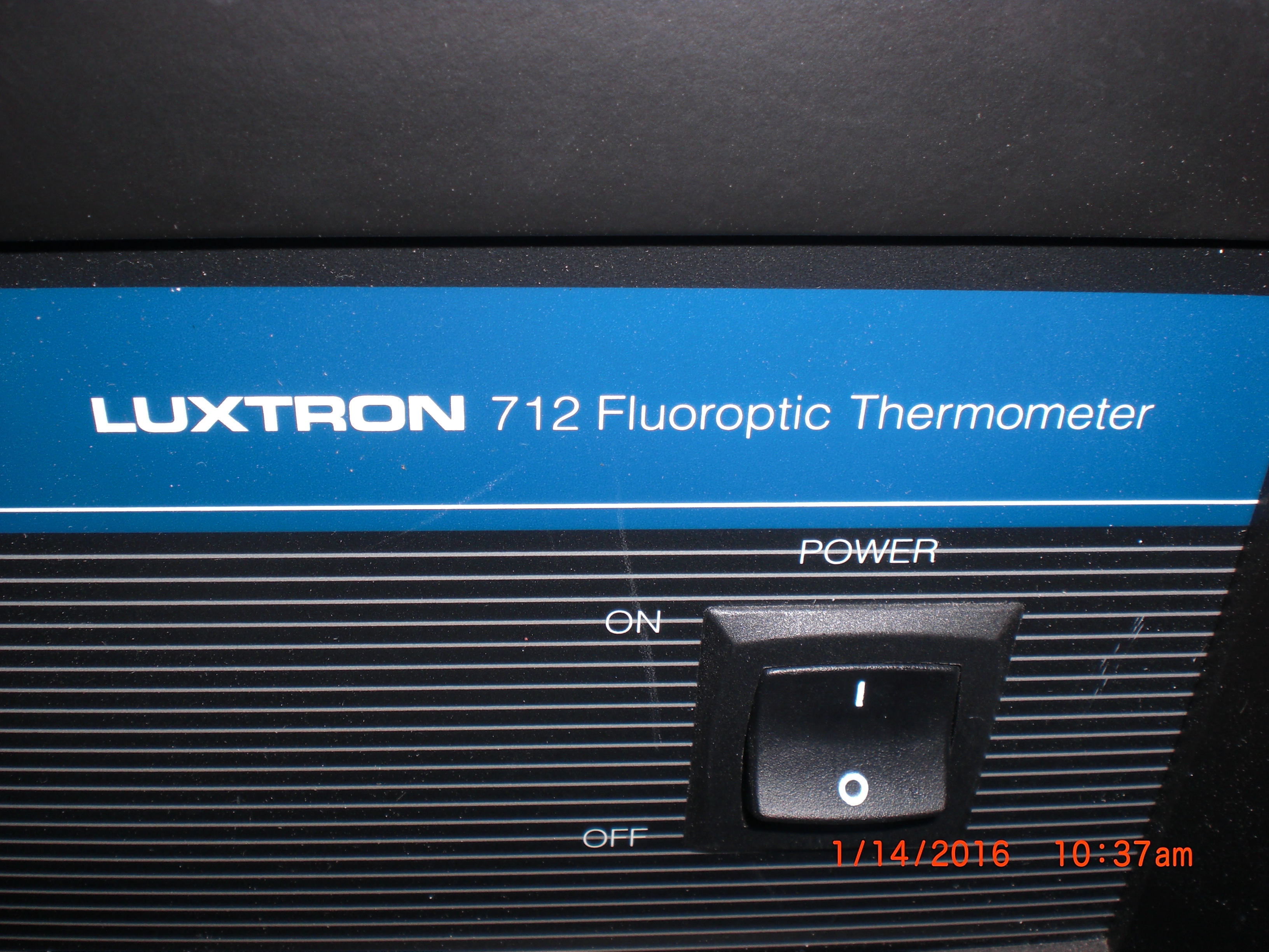 Controller Fluoroptic Thermometer w/o probe LUXTRON 712 untested | eBay