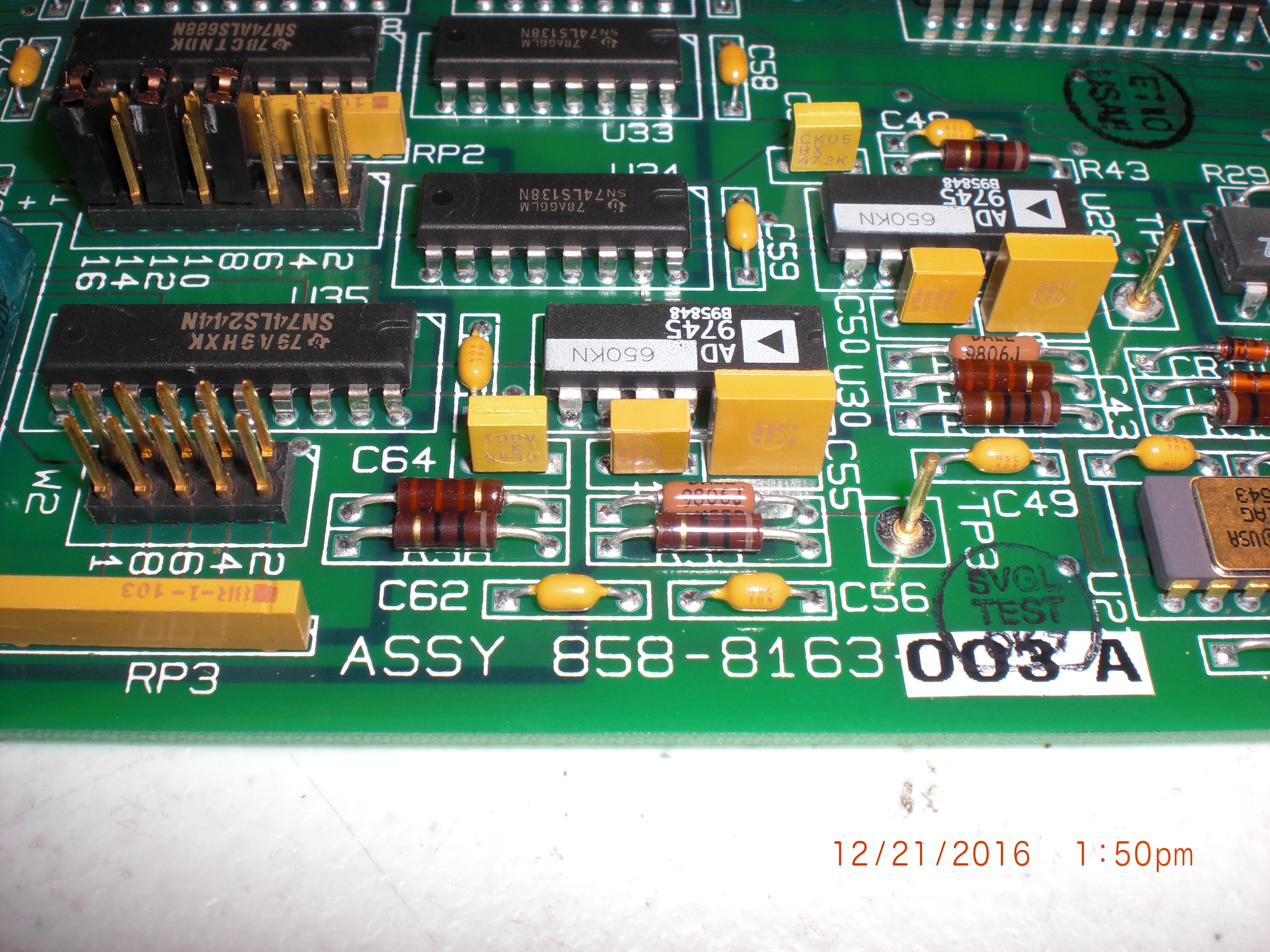 PCB SVG Lithography Perkin elmer 858-8163-003 | eBay