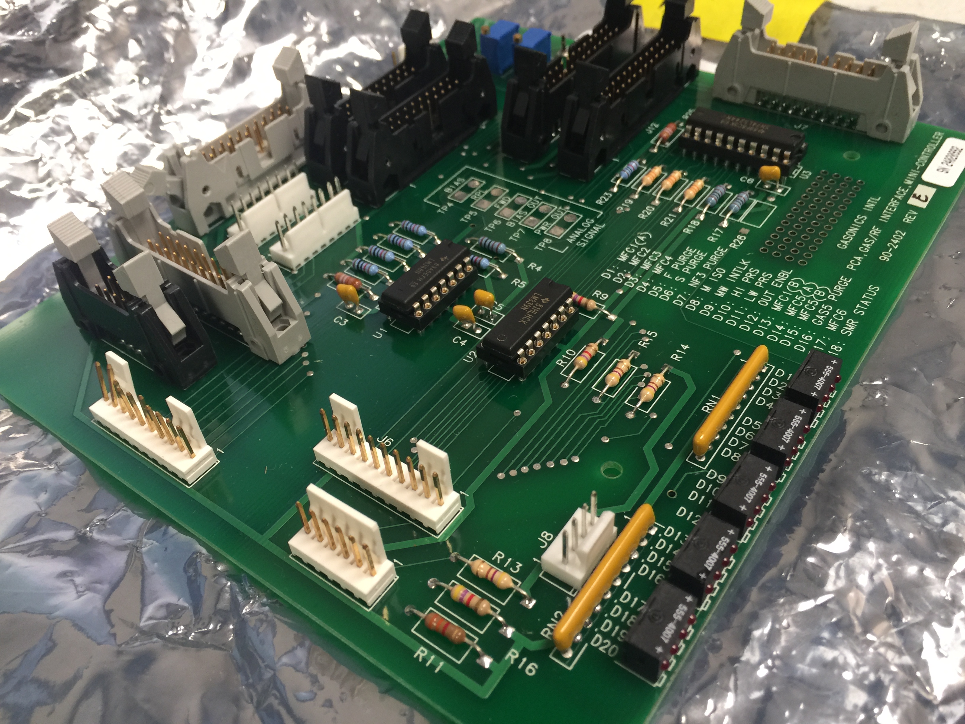 GASONICS 90-2402 PCB PCA, GAS-RF, INTERFACE, MINI-CONTROLLER | eBay