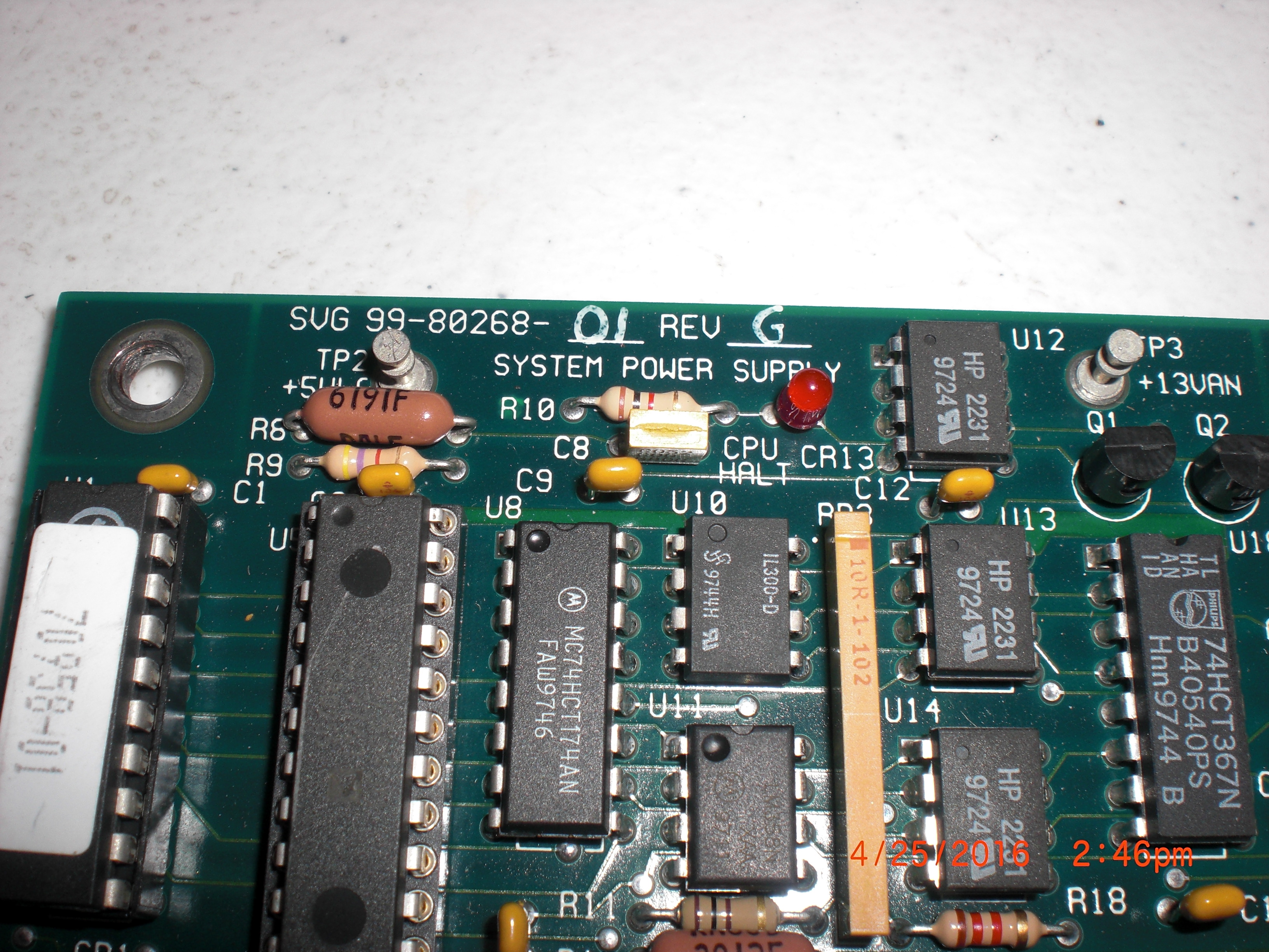 PCB SYSTEM POWER SUPPLY SVG 99-80268-01 | eBay