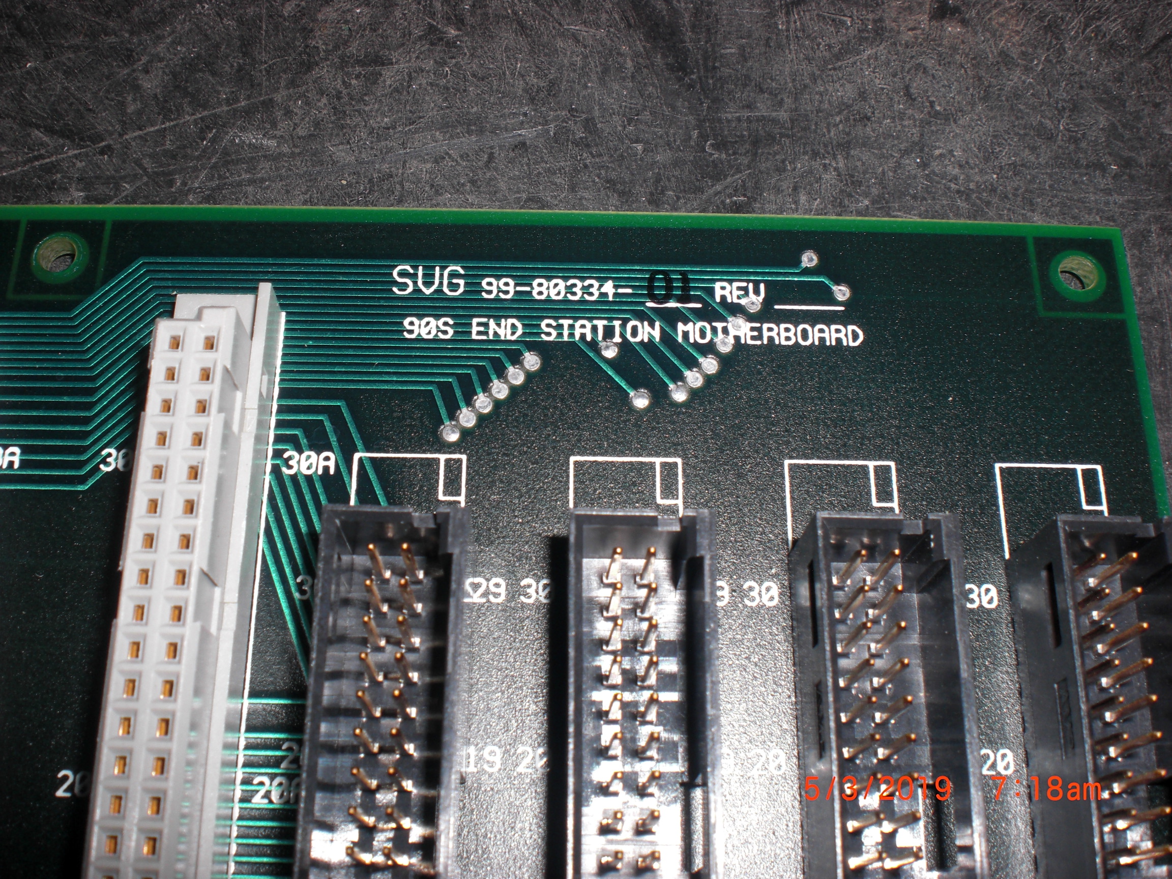 99-80334-01 / PCB-90S END STATION MOTHERBOARD ASSY / SVG for sale ...