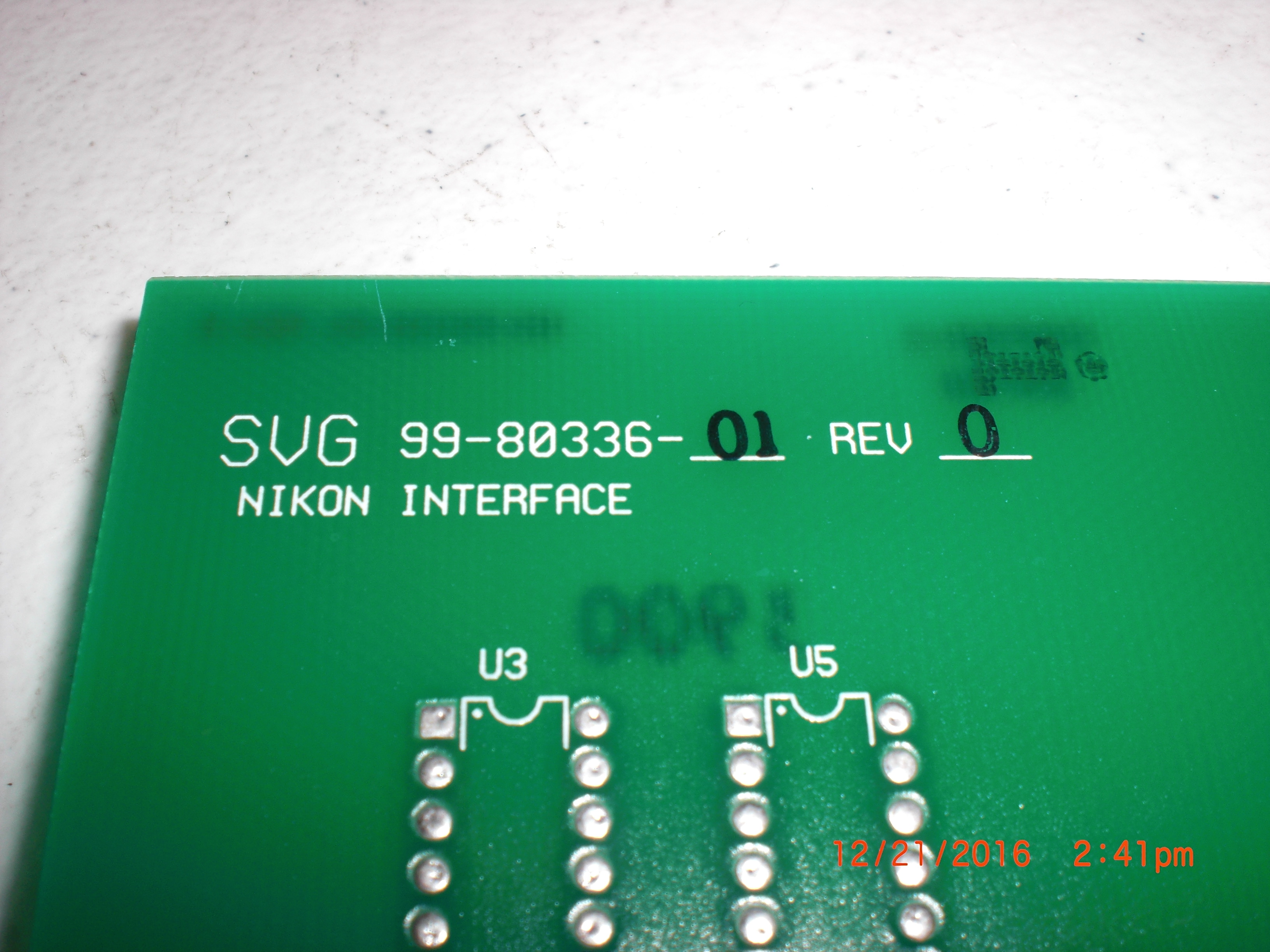PCB Nikon Interface Board SVG Lithography 99-80336-01 | eBay