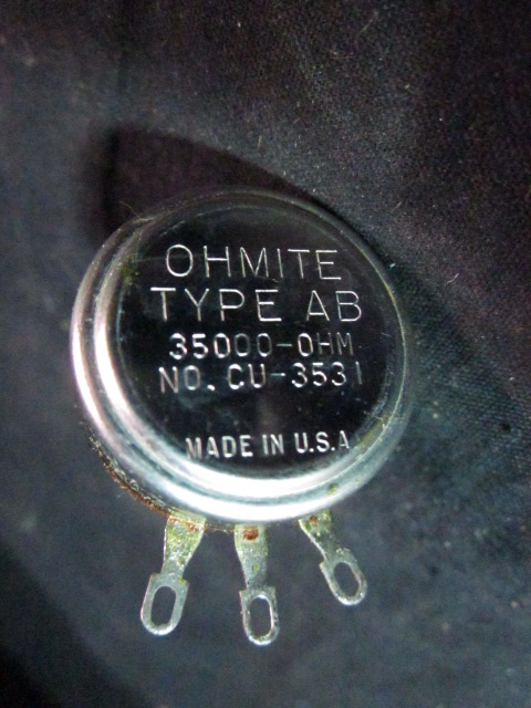 35k Ohm 2 Watt Potentiometer Long Shaft Ohmite Cu-3531 NOS 1 Pcs. for ...