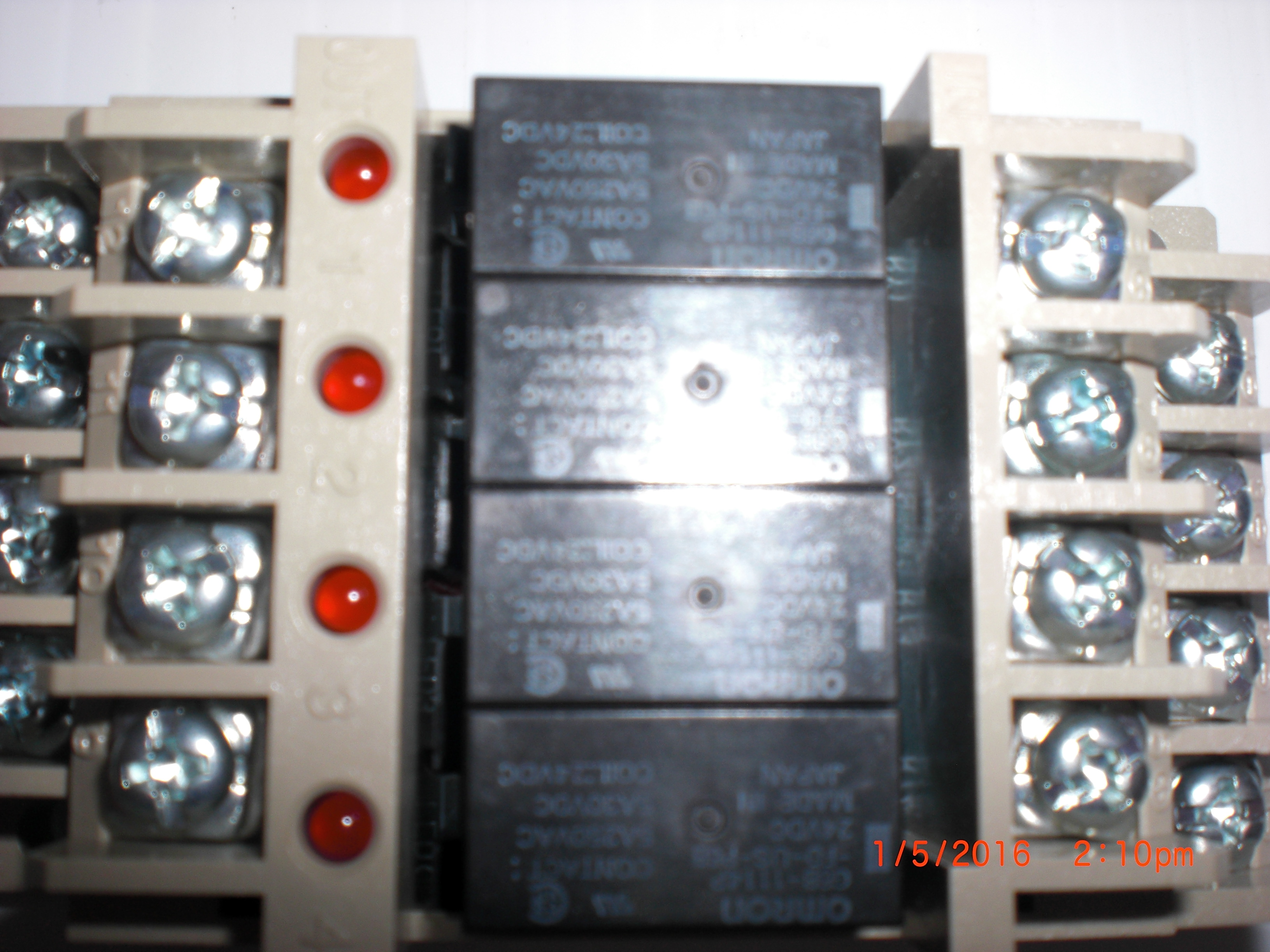 4-POLE RELAY TERMINAL SOCKET BASE 24VDC OMRON G6B-4BND | eBay