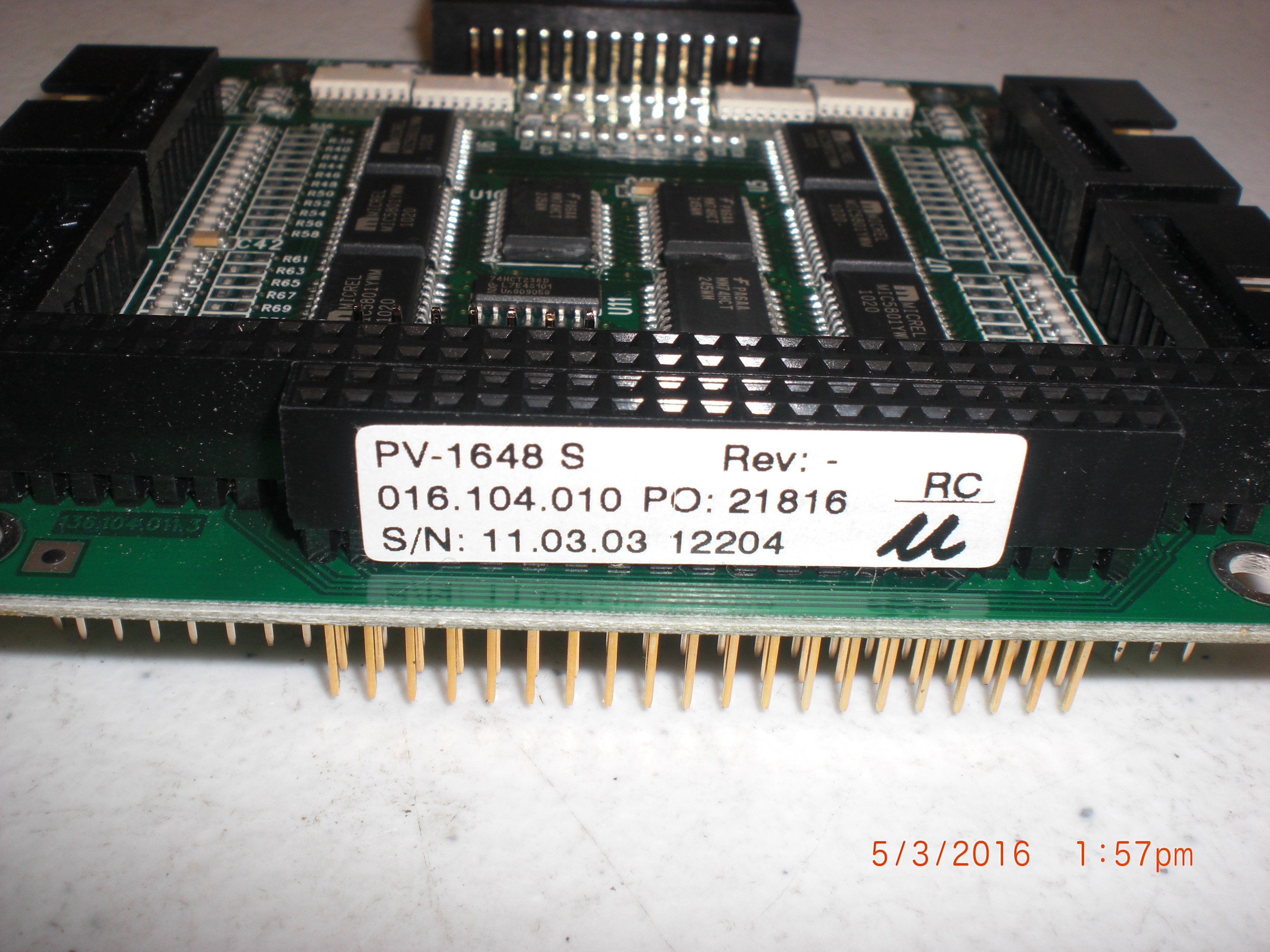 PCB PC/104 I/O board Micronix PV-1648 S | eBay