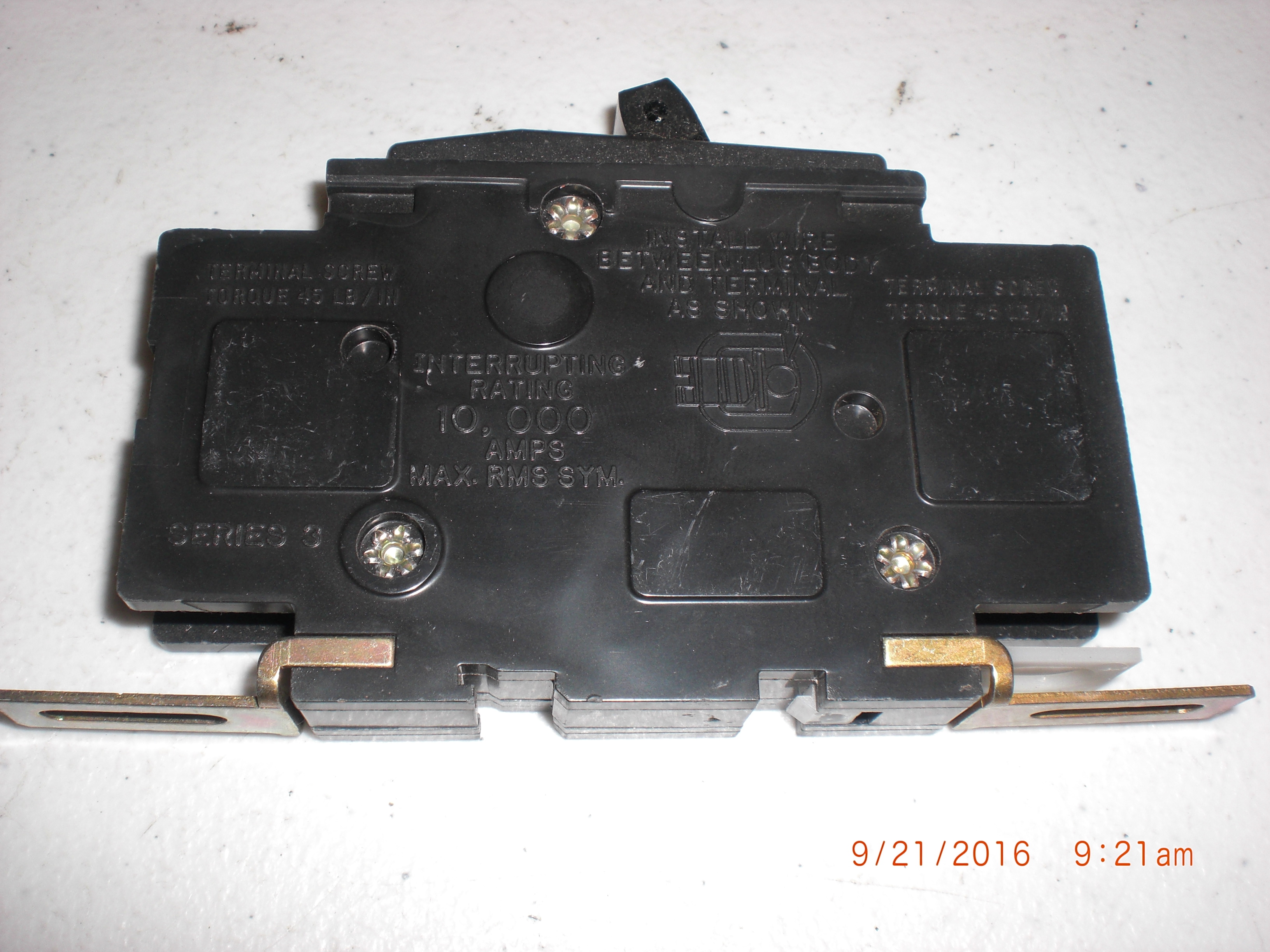 Electrical SQUARE D QOU110 Circuit Breaker 1P 120/240VAC 10A DIN RAIL ...