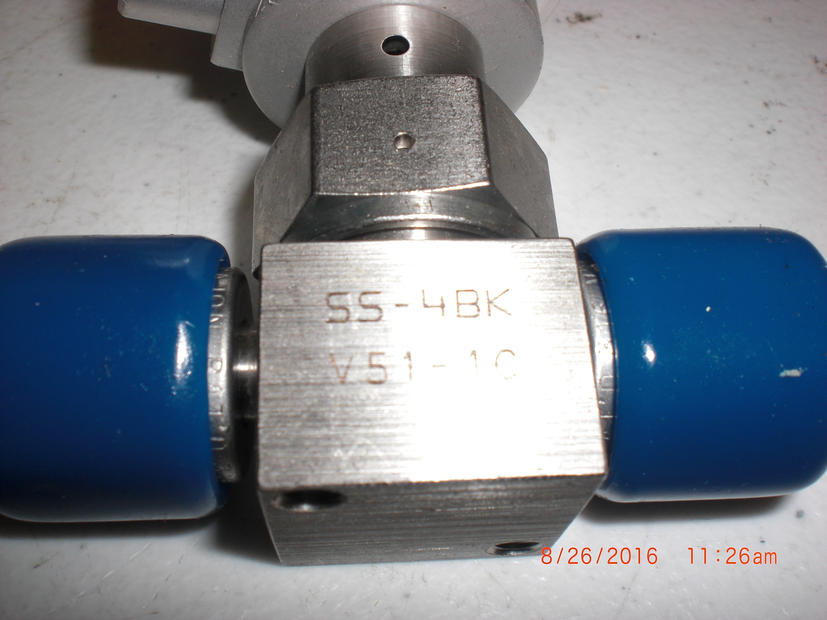 Valve+Diaphragm+SS+1%2F4FVCR+Tube+weld+port+NUPRO+SS-4BK-V51-1C-MOD ...