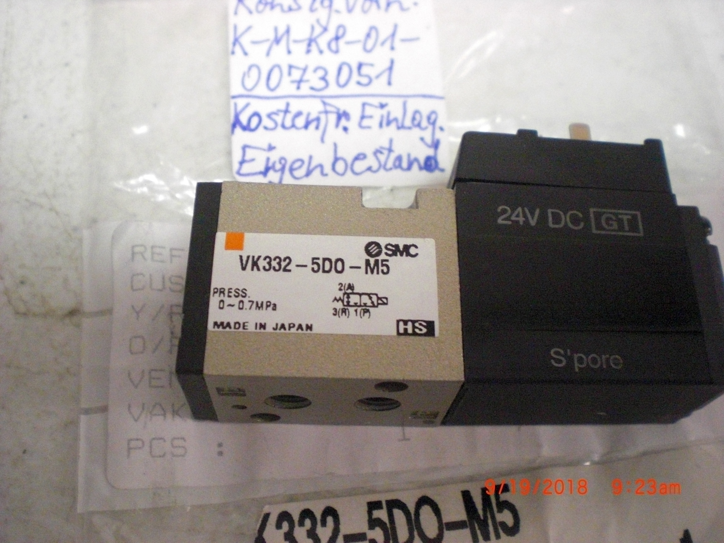 Valve SMC VK332-5D0-M5 Solenoid for sale online | eBay