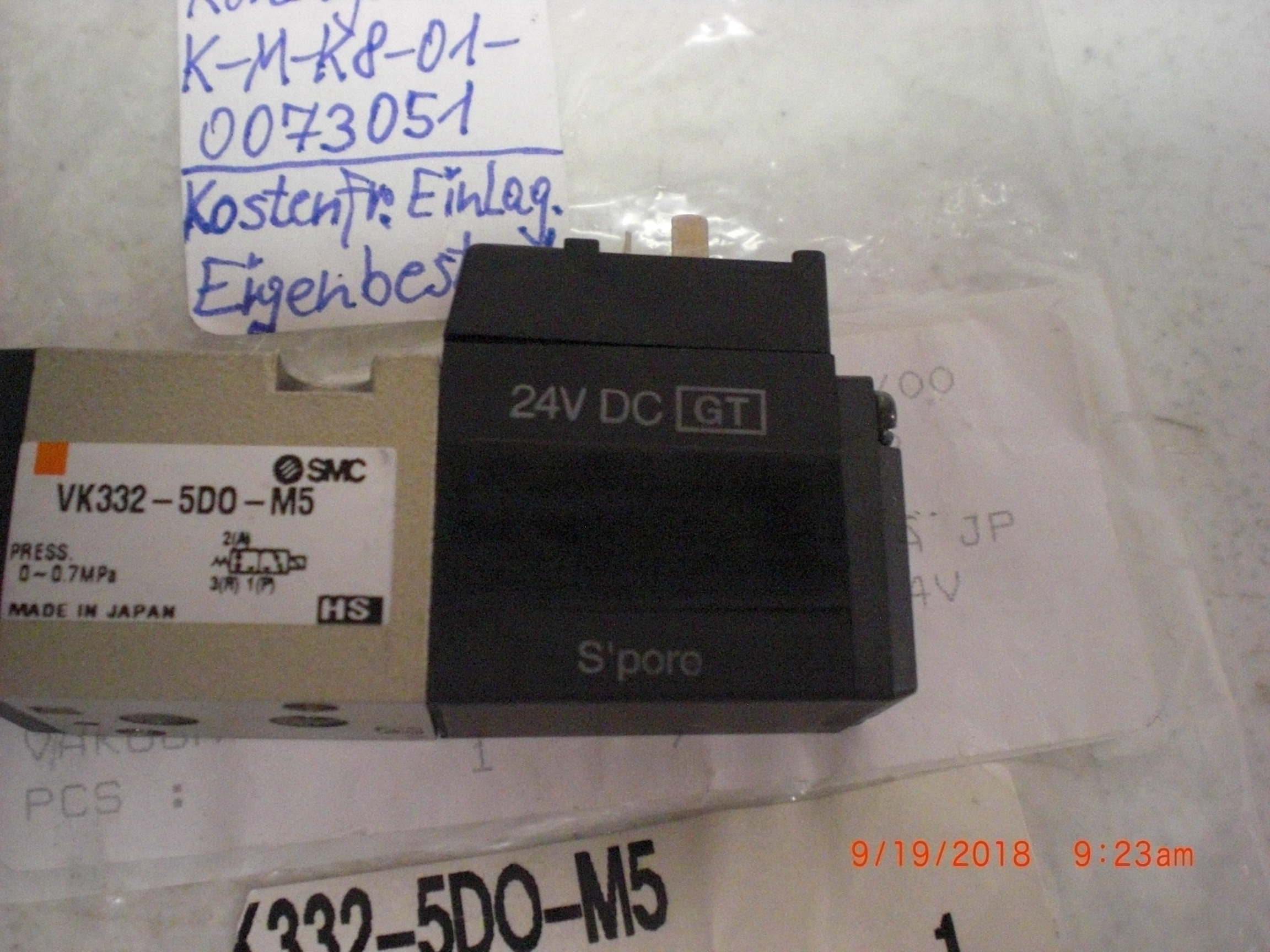 Valve SMC VK332-5D0-M5 Solenoid for sale online | eBay