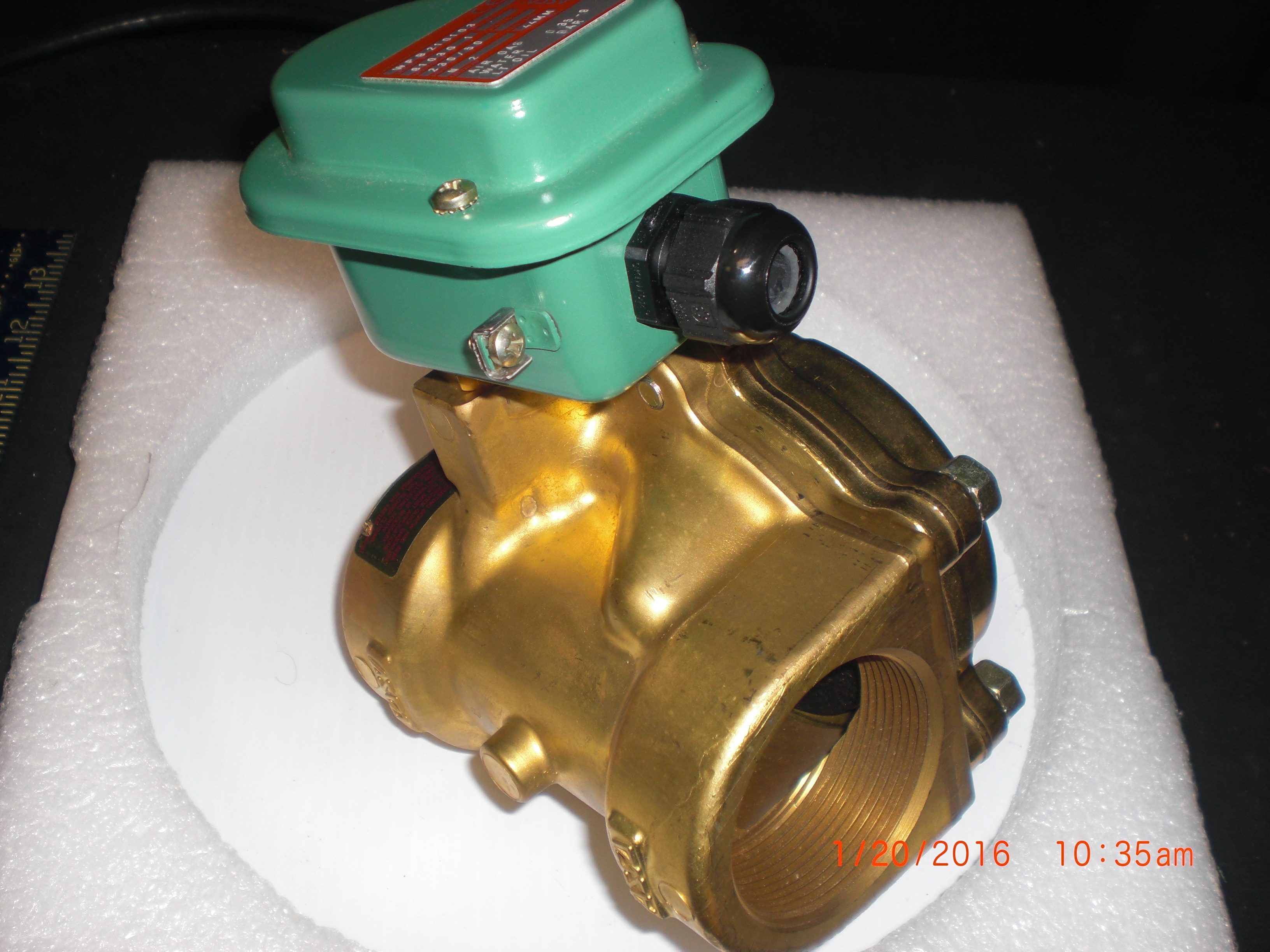 Valve 2 in FPT pilot operated floating diaphragm Brass ASCO WP B210103 ...