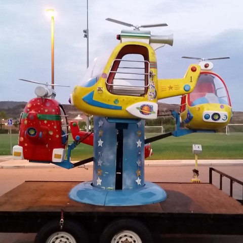 Hire Kiddie helicopter ride - Carnival Rides Company in Lake Elsinore ...