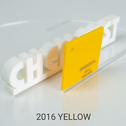 Home 177 48" X 96" YELLOW 2016 CHEMCAST ACRYLIC SHEET CAST PAPER MASKING