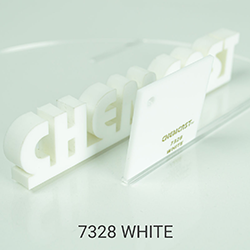 Home 177 51" X 100" WHITE 7328 CHEMCAST ACRYLIC SHEET CAST PAPER MASKING
