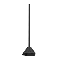 Home ROLL-A-POST 18" PLASTIC BASE WITH 60" BLACK POST