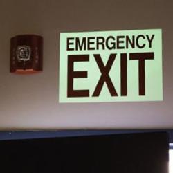 Home 15" X 25Y GERBER P68496 MATTE GLOW IN THE DARK PUNCHED