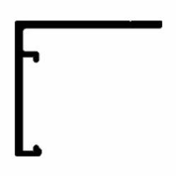 Home 24' 6" 2 PART 6" DF RETAINER MILL FINISH