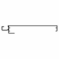 Home 24' 6" FLAT DOUBLE FACE 6" 2 PIECE BODY MILL FINISH