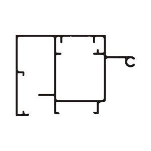 Home 24' 6" 2.25" HINGEABLE RETAINER MILL FINISH