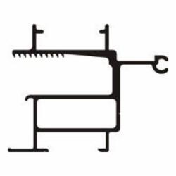 Home 24' 6" DUAL FRAME HINGE RETAINER MILL FINISH
