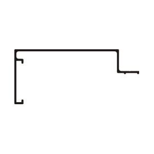 Home 24' 6" 1.5" TENSION FRAME COVER HINGEABLE RETAINER MILL FINISH